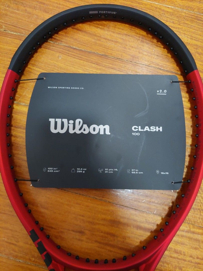 Wilson Clash 100 v2 Grip size 2, Sports Equipment, Sports & Games ...