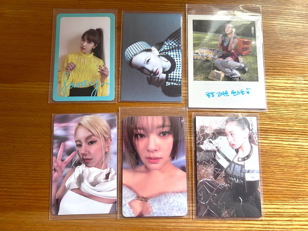 WTT/WTS twice ready to be, fancy, nayeon solo, between 1&2 pc/poster card/poster/album/preorder ...