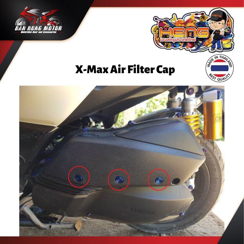 Xmax Filter Cap Thai Look Yahama Xmax, Motorcycles, Motorcycle ...