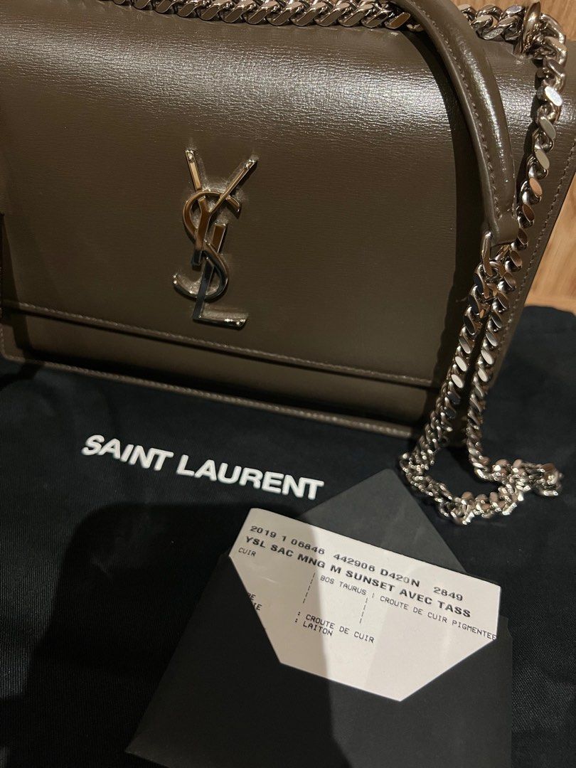 YSL Sunset Med size, Luxury, Bags & Wallets on Carousell