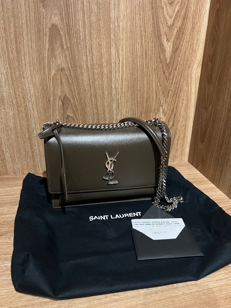 YSL Sunset Med size, Luxury, Bags & Wallets on Carousell
