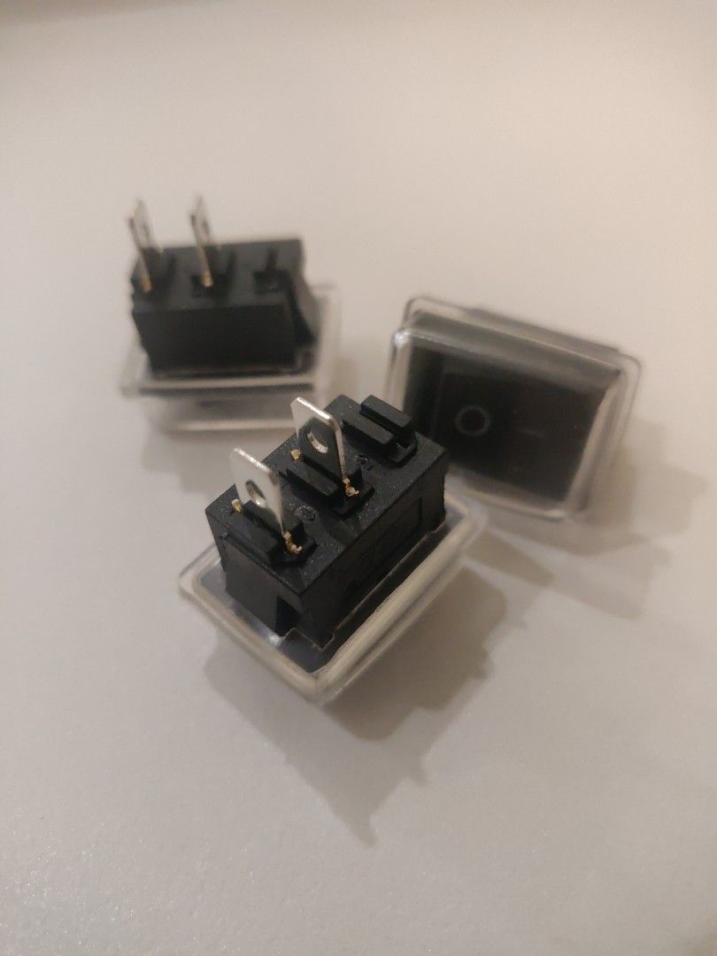 15mm x 21mm 2 pin Rocker Switch Waterproof, Services, Electronics ...