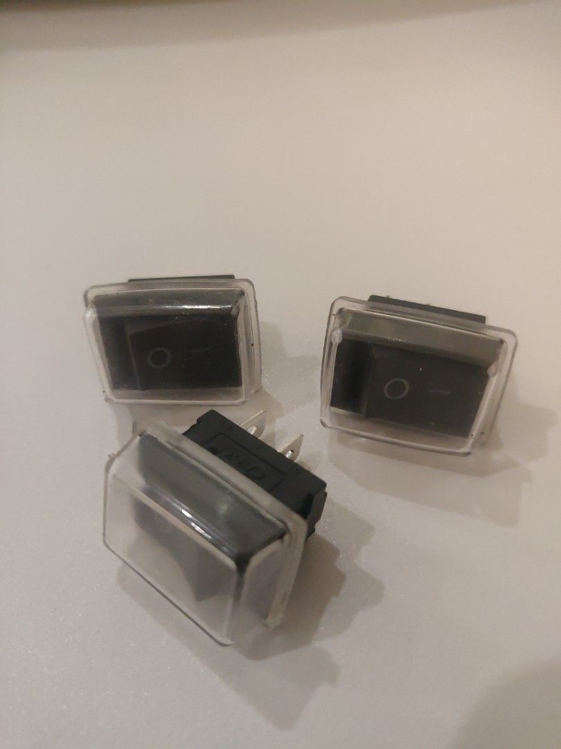 15mm x 21mm 2 pin Rocker Switch Waterproof, Services, Electronics ...