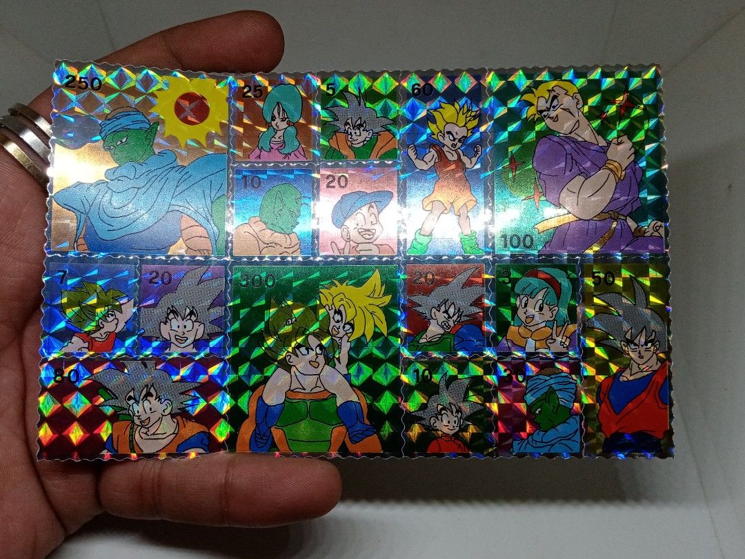 1990s Dragon Ball Z Metallic Prizm Stickers, Hobbies & Toys ...