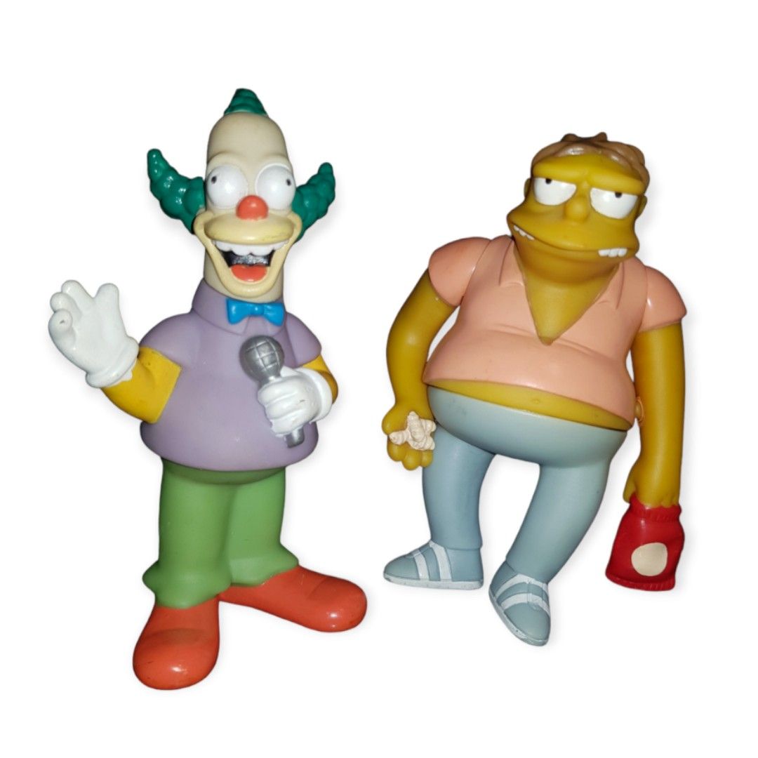 2000 The Simpsons Barney Grumble Krusty the Clown Burger King toy ...