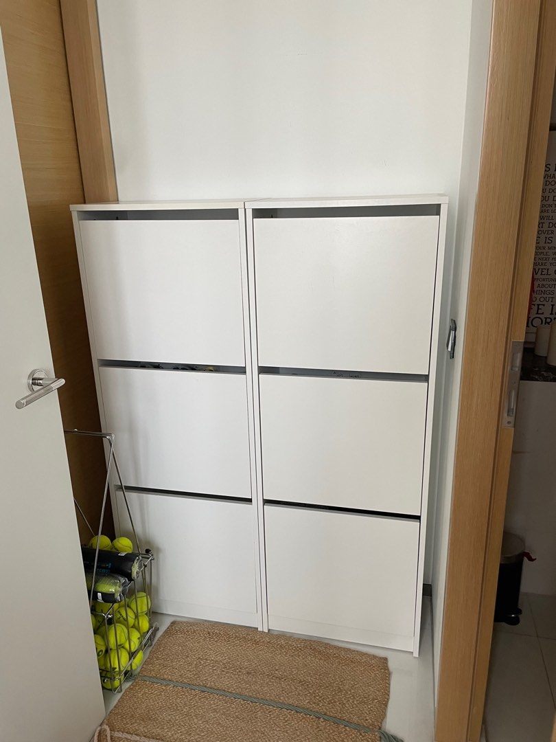 2 IKEA show rack, Furniture & Home Living, Furniture, Shelves, Cabinets ...