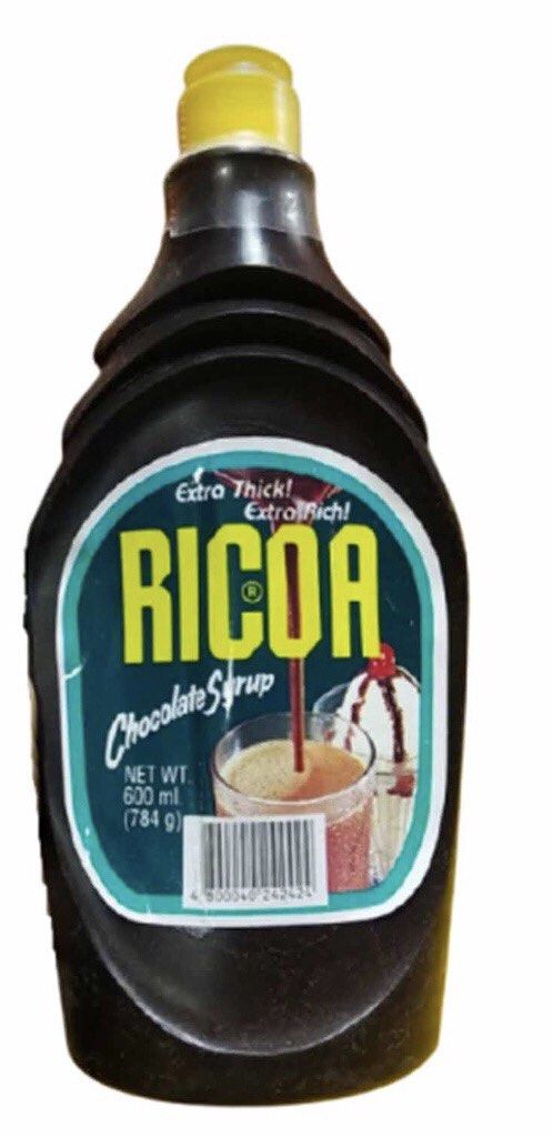 784g Ricoa Chocolate Syrup Extra Thick Extra Rich on Carousell