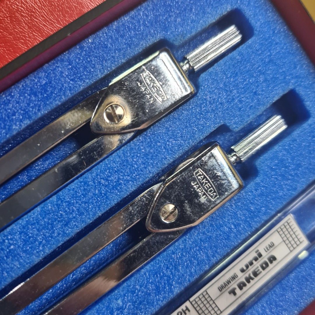 7 PCS. SUPER TAKEDA"S JAPAN DRAFTING DRAWING INSTRUMENTS/TOOLS SET ...