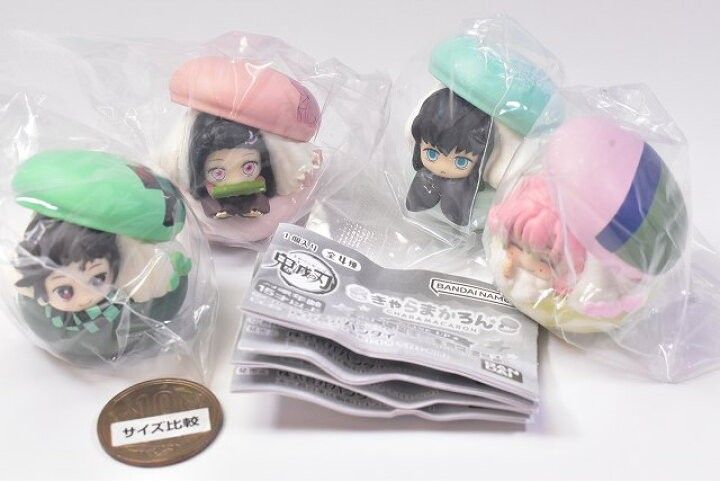 全新 現貨 Bandai 日版 Demon Slayer 鬼滅之刃 KIMETSU NO YAIBA 扭蛋 Chara Macaron 馬卡龍 ...