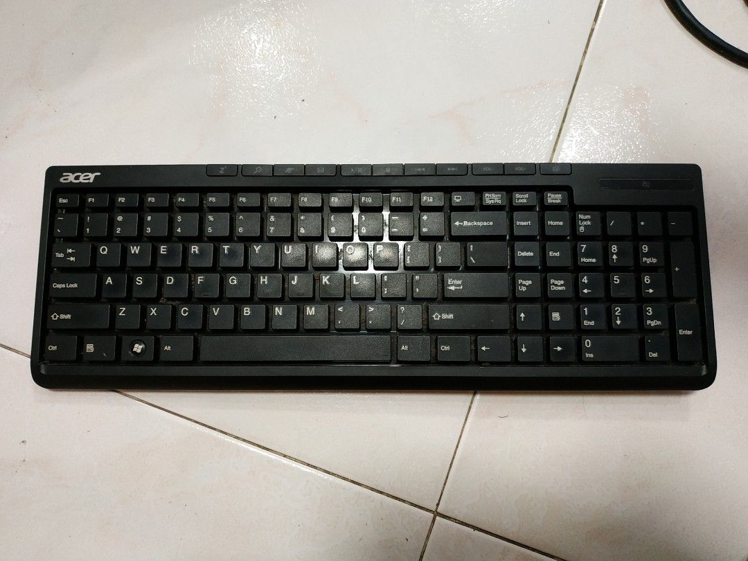 Acer Wireless Keyboard, Computers & Tech, Parts & Accessories, Computer Keyboard on Carousell