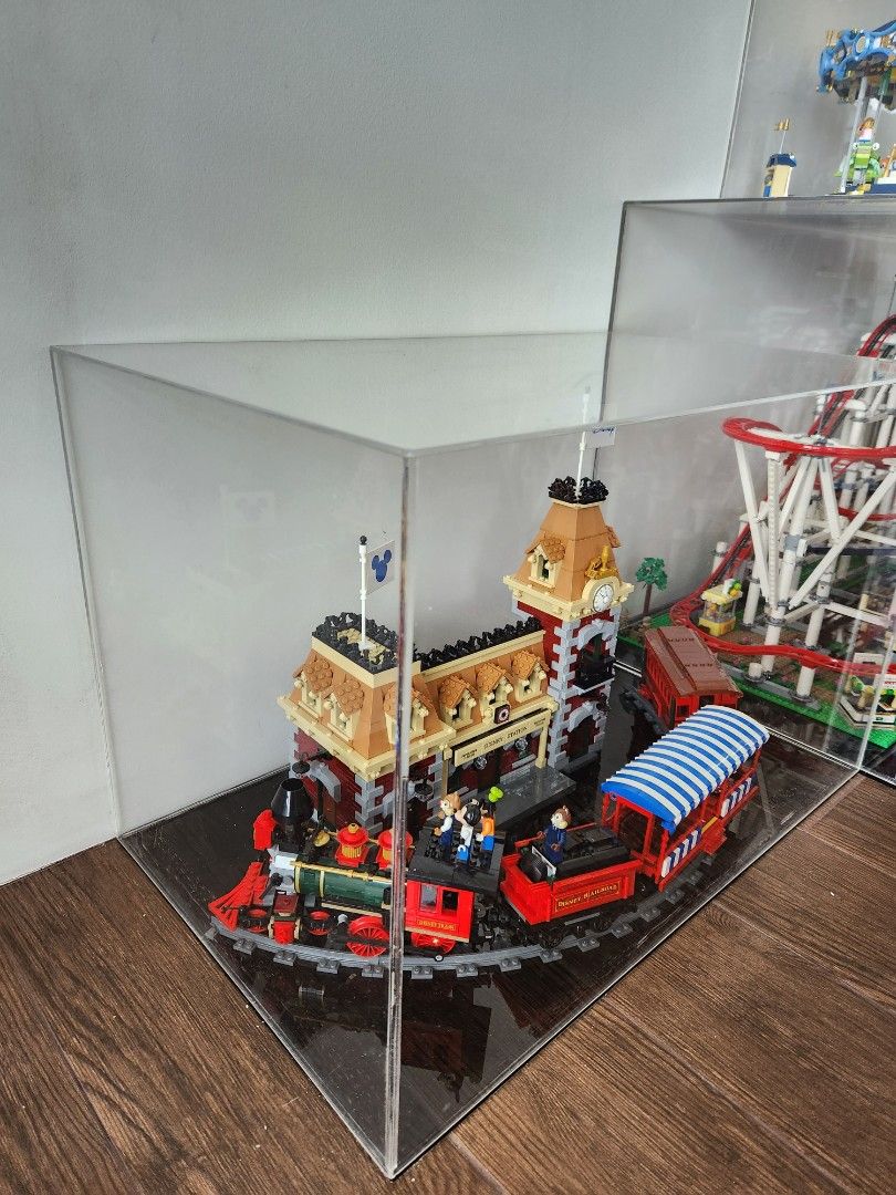ACRYLIC CASE FOR LEGO DISNEY TRAIN STATION, Hobbies & Toys, Stationery ...