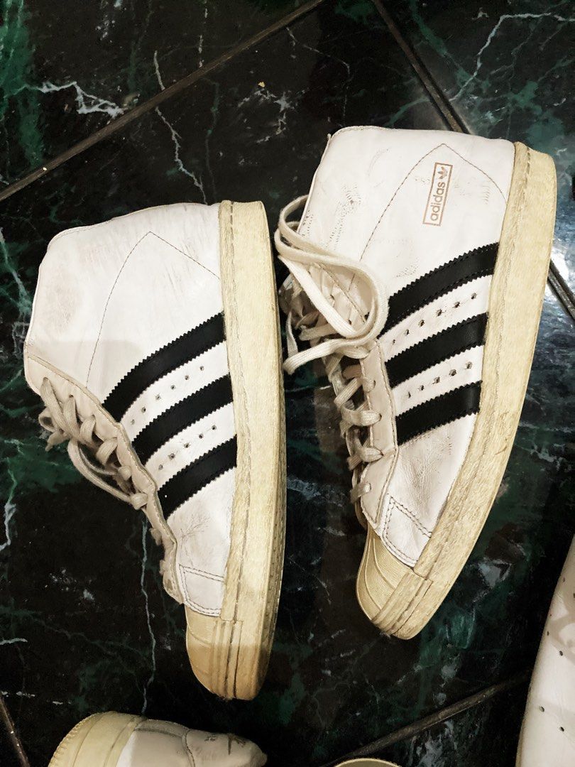 Adidas superstar high cut, Men's Fashion, Footwear, Sneakers on Carousell