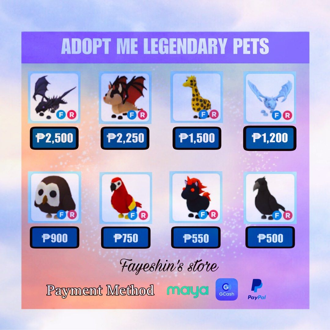 Adopt Me Legendary Pets ROBLOX on Carousell