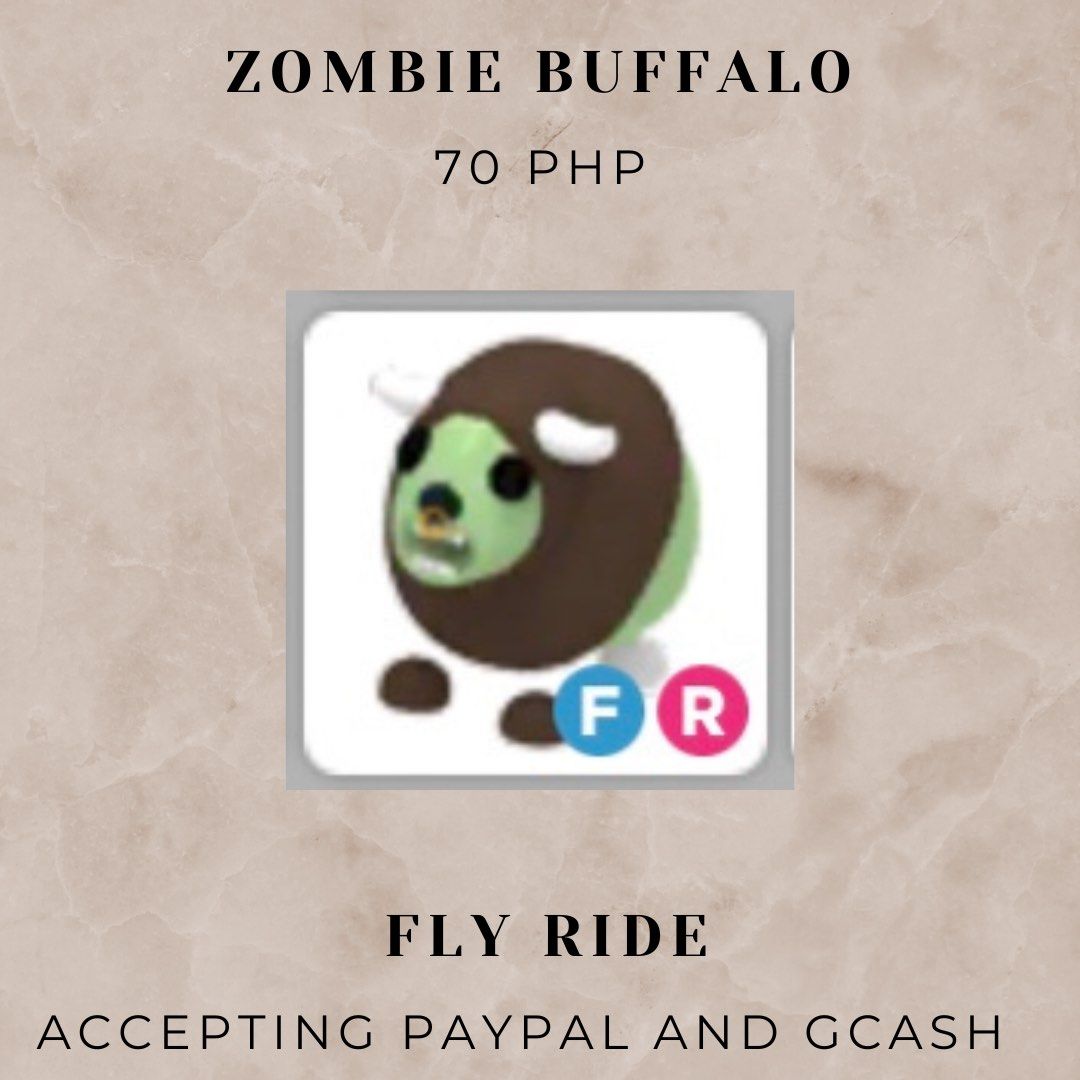 Adopt Me Pets |Zombie Buffalo on Carousell
