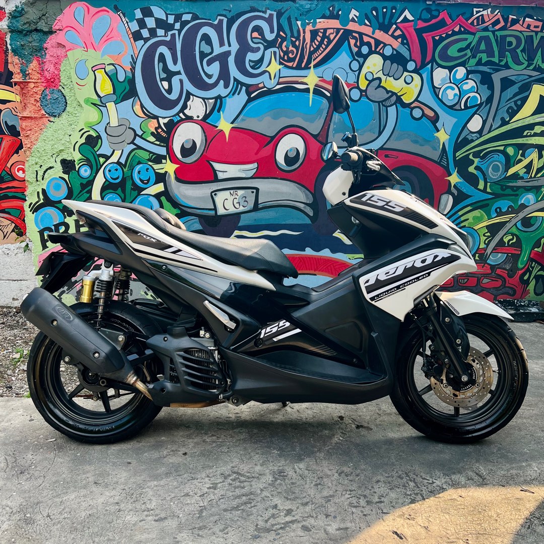Aerox S 2020 keyless 155cc, Motorbikes, Motorbikes for Sale on Carousell