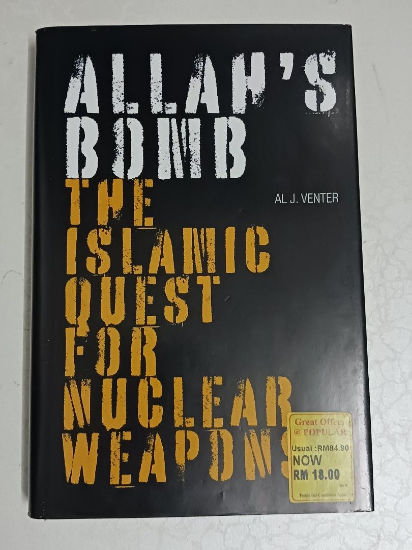 ALLAH' S BOMB : THE ISLAMIC QUEST FOR NUCLEAR WEAPON, Hobbies & Toys ...