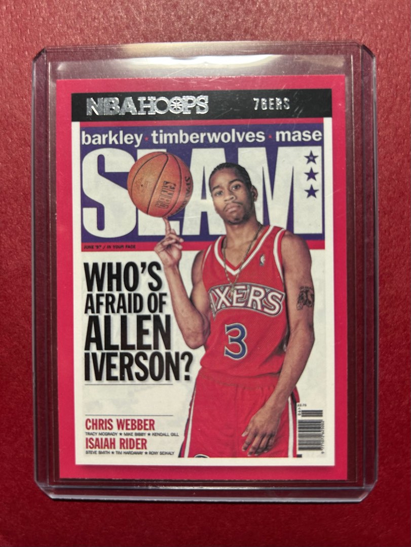 ALLEN IVERSON NBA Hoops Slam Card Insert 2021-2022 on Carousell