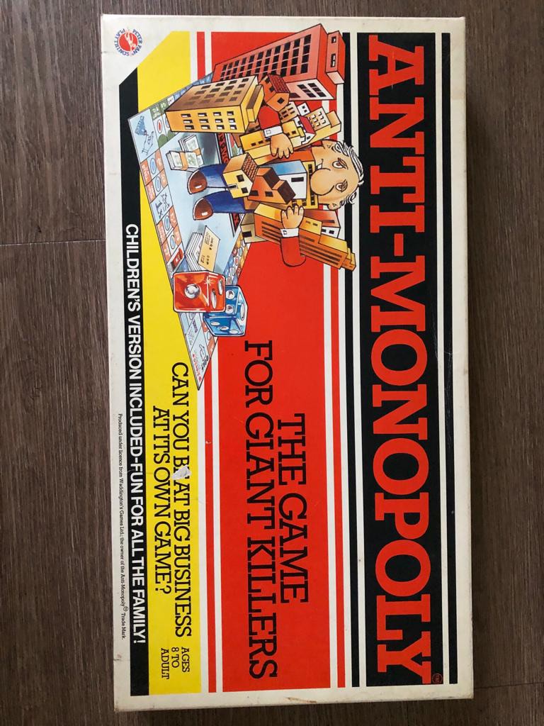 Anti-Monopoly boardgame, Hobbies & Toys, Toys & Games on Carousell