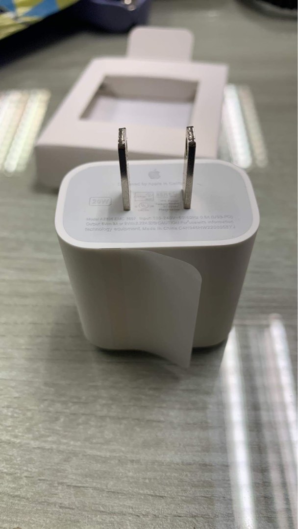 APPLE 20WATTS ADAPTER TYPE C ORIGINAL, Mobile Phones & Gadgets, Mobile ...