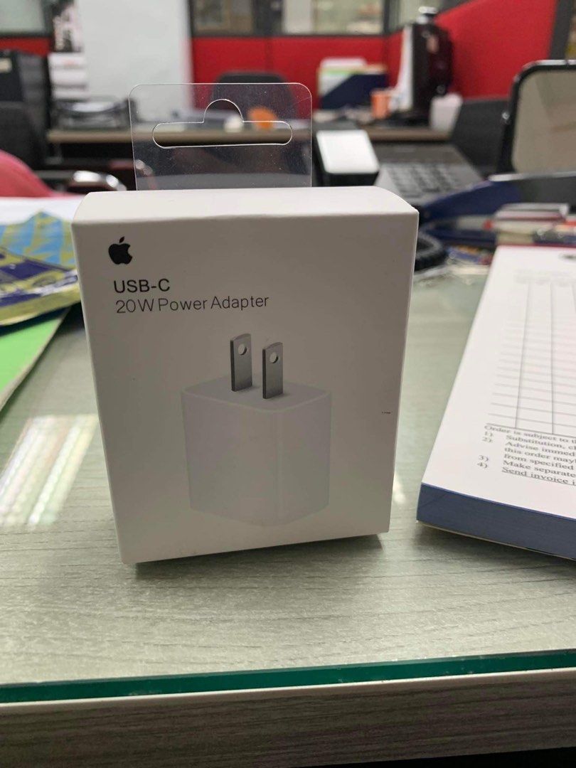 APPLE 20WATTS ADAPTER TYPE C ORIGINAL, Mobile Phones & Gadgets, Mobile ...