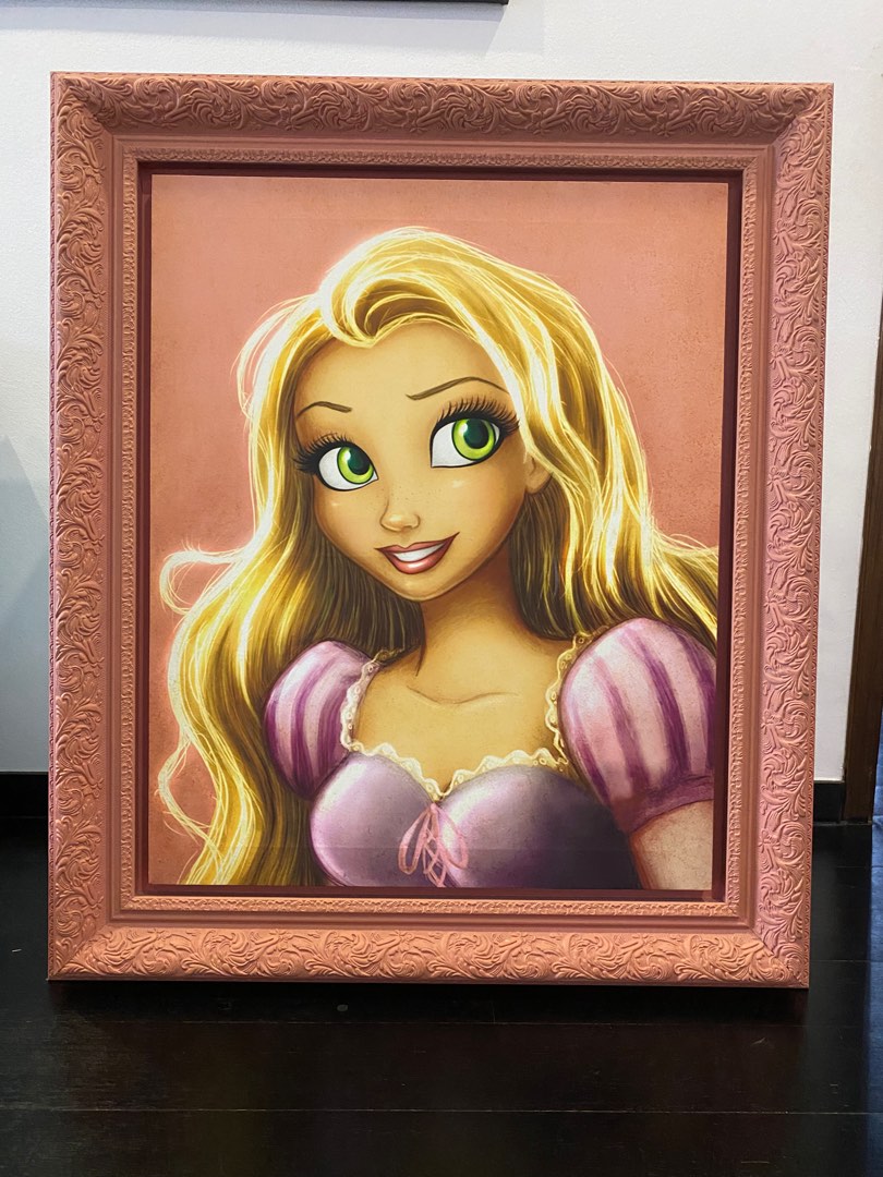 Art, Painting, Frame -Rapunzel, Furniture & Home Living, Home Decor ...