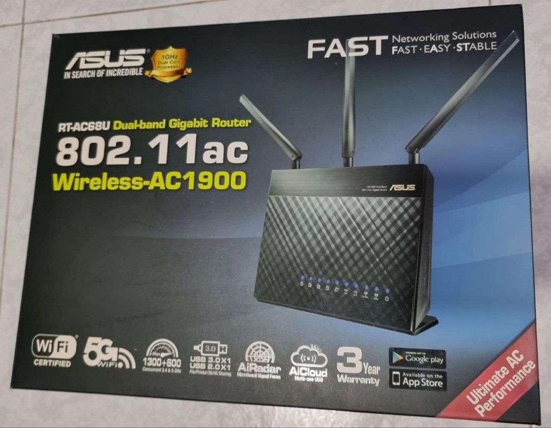 Asus Router AC1900 (Aimesh), Computers & Tech, Parts & Accessories ...