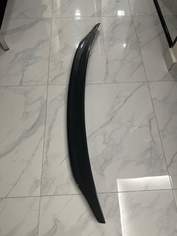 Audi A4 B8.5 real carbon fiber boot lip, Car Accessories, Accessories ...