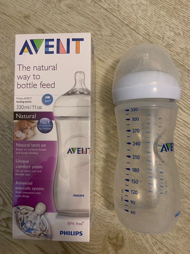 Avent milk bottles, Babies & Kids, Nursing & Feeding, Breastfeeding ...