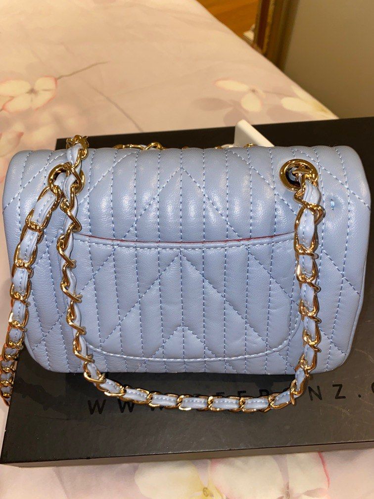 Baby blue rectangle mini, Women's Fashion, Bags & Wallets, Cross-body ...