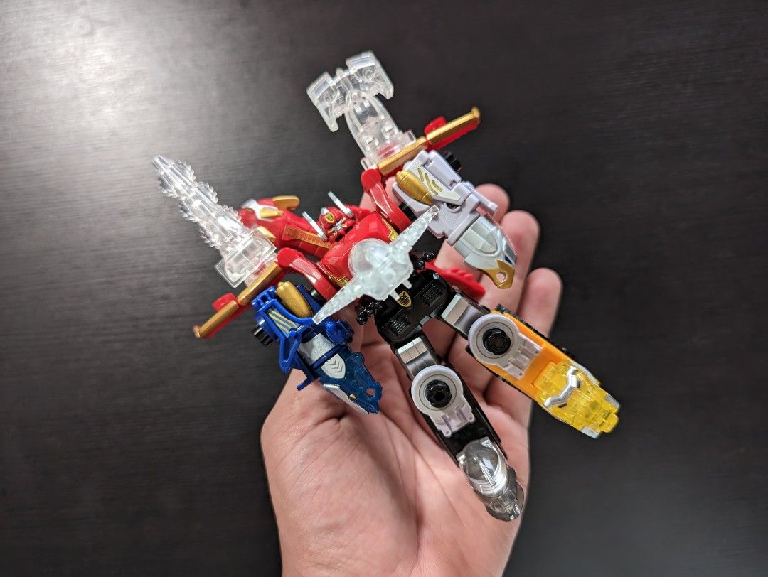 BANDAI GASHAPON Super Sentai Tensou Sentai Goseiger Set Gosei Great NEW ...