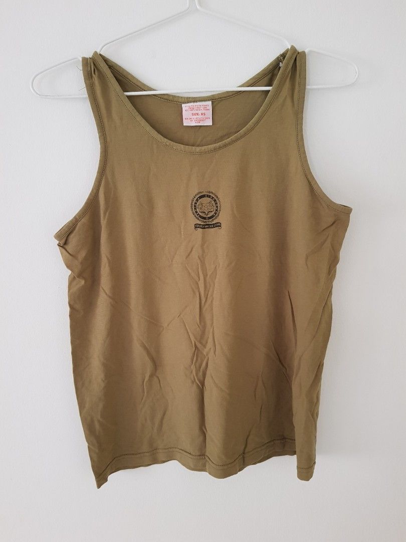 Basic Army PT Singlet, Men's Fashion, Activewear on Carousell