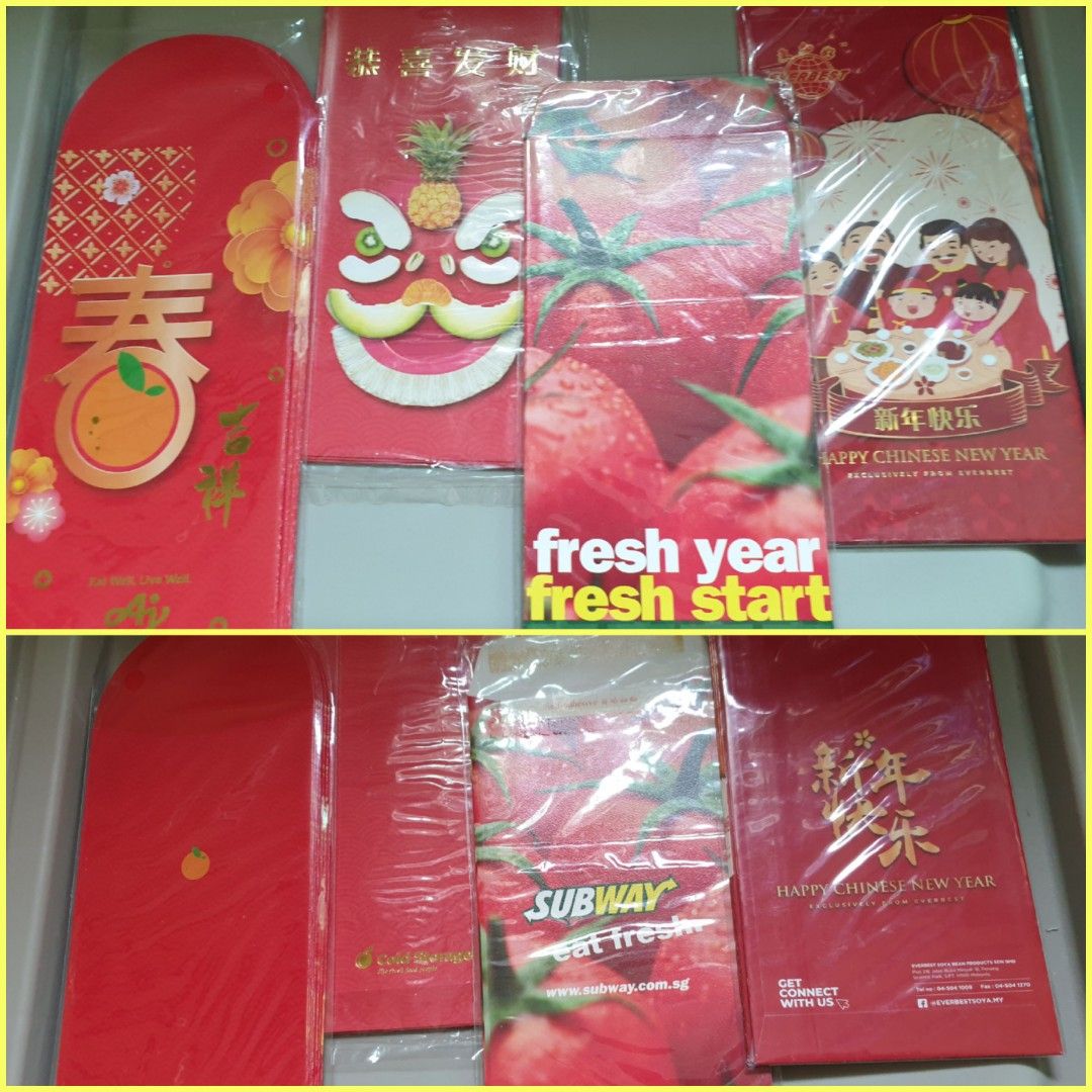 Bazaar Clearance Full Pack - Ang Pow Packs/ Red Packets/ Sampul Duit ...