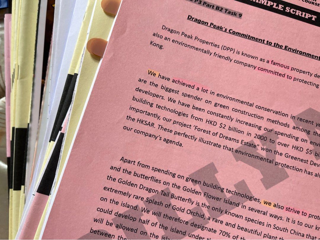 Billy Ng English notes, 興趣及遊戲, 書本 & 文具, 教科書 - Carousell