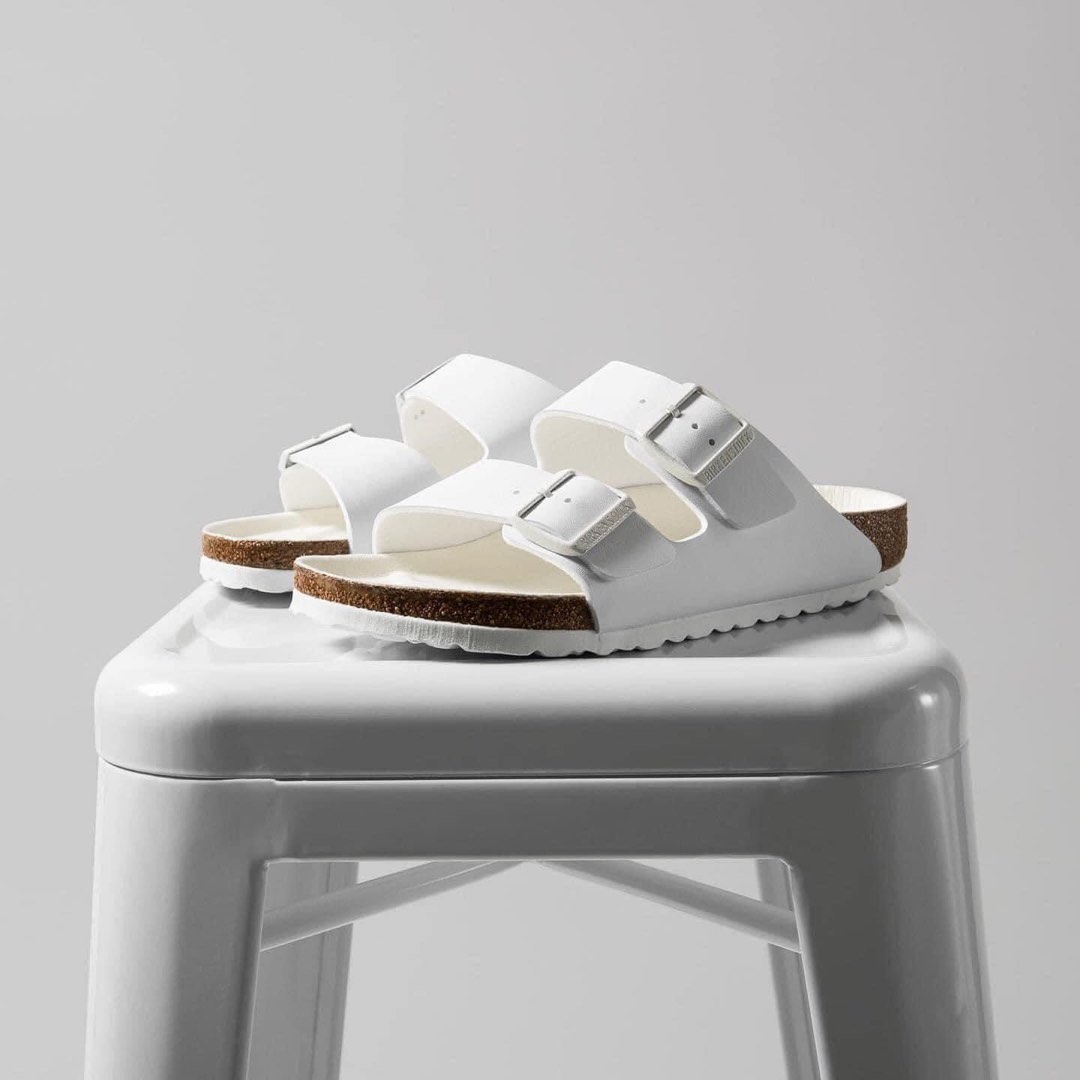 Birkenstock Arizona Triple White on Carousell