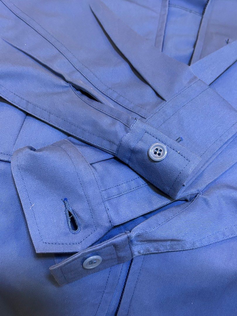 Blue Vintage Factory Jacket, Men's Fashion, Coats, Jackets and ...