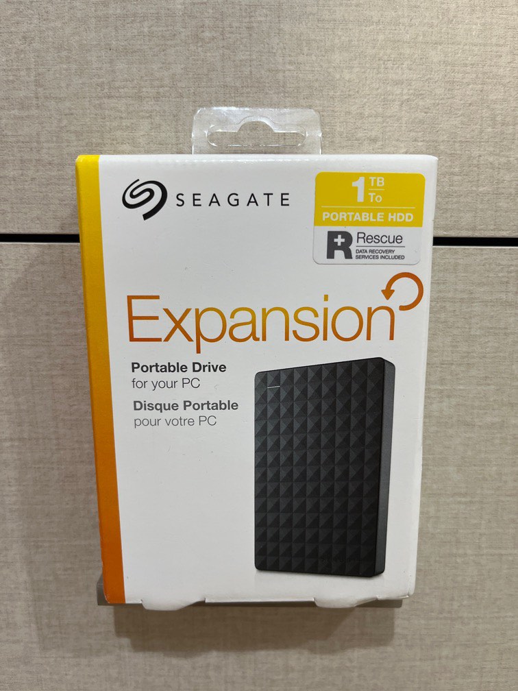 Brand New Seagate 1TB Black Portable Drive, Computers & Tech, Parts ...