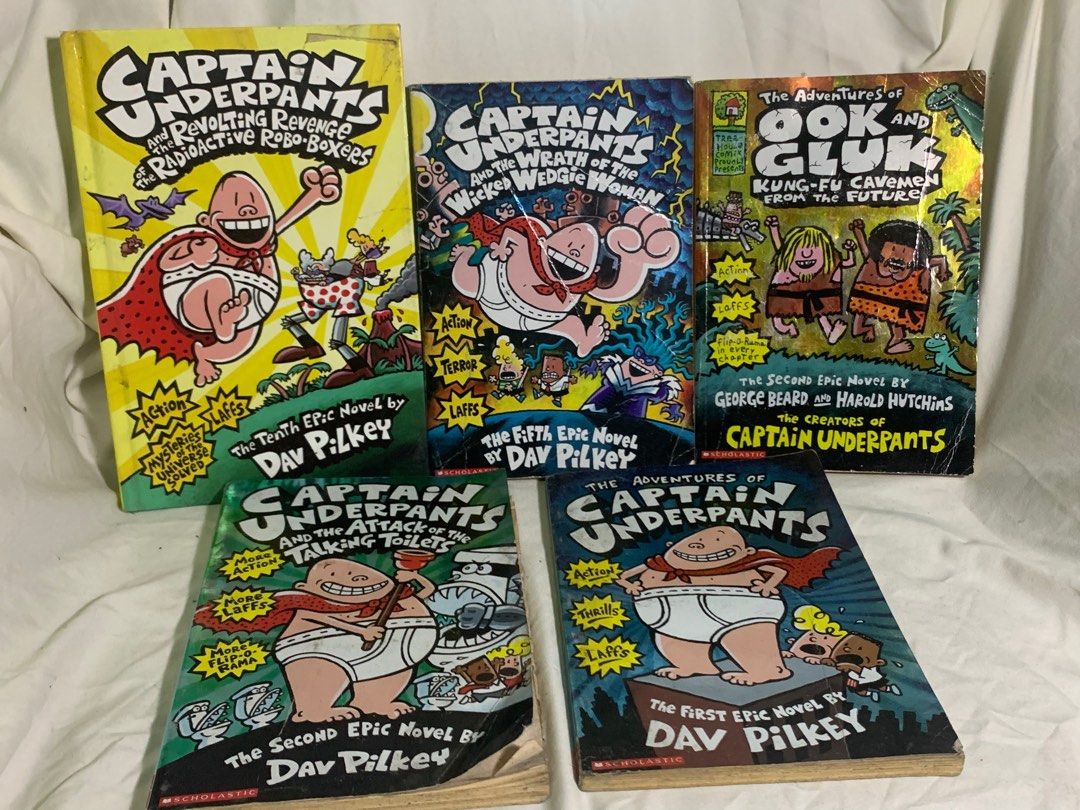 Captain Underpants Book Set On Carousell