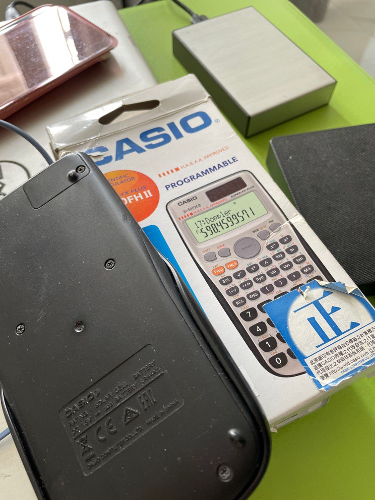 CASIO計算機～fx-50FH II (內有說明書), 電腦＆科技, 商務用科技產品 - Carousell