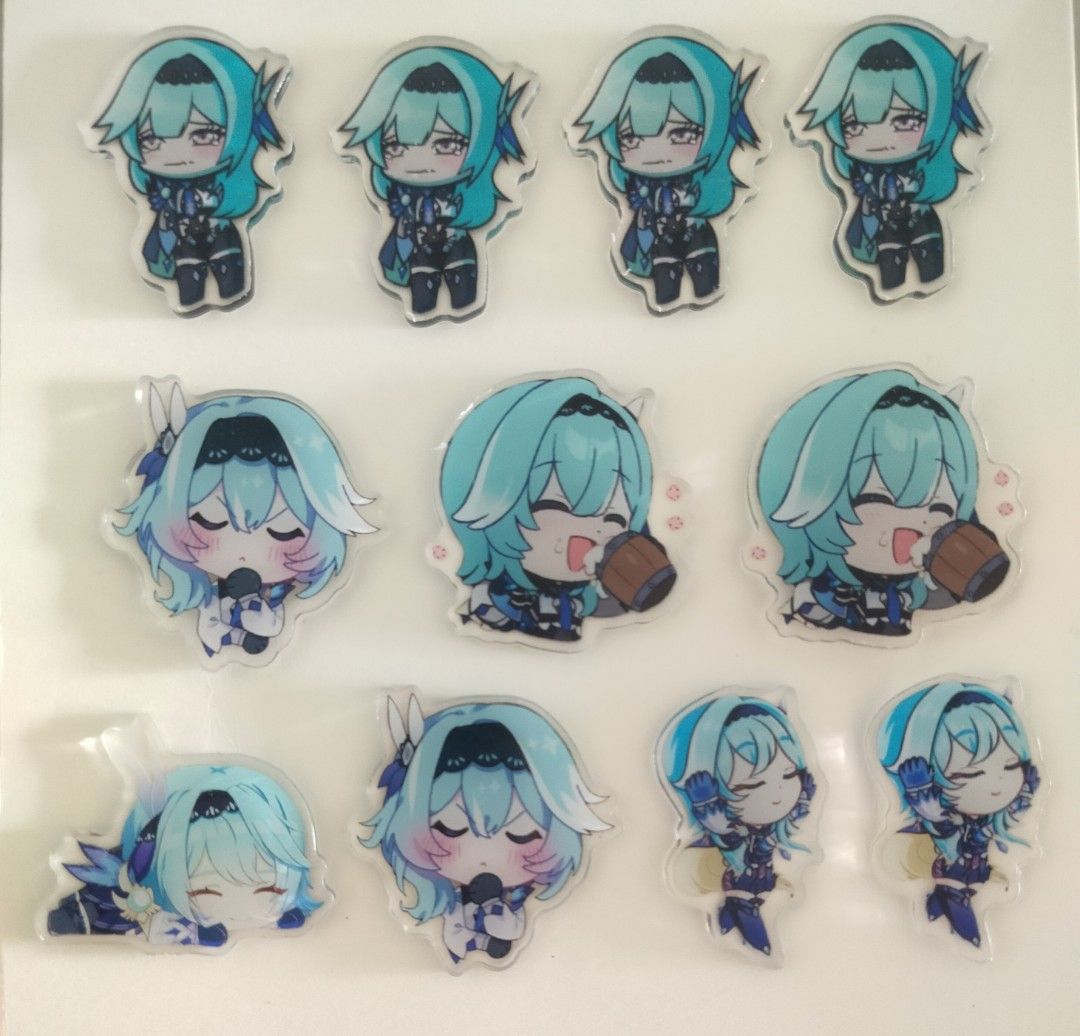 Cheap Genshin Impact Eula Charms!, Hobbies & Toys, Memorabilia ...