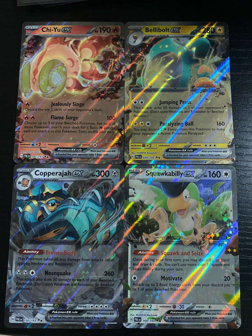 Chi Yu Ex Bellibolt Ex Copperajah Ex Squawkabilly Ex Pokemon Paldea ...