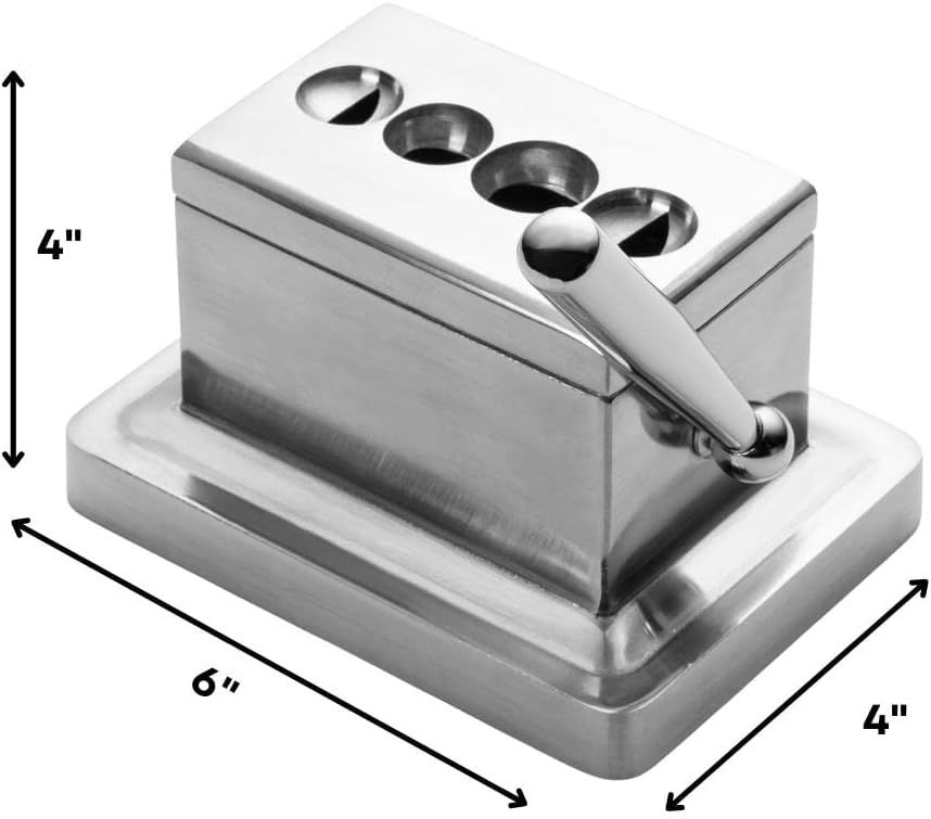 Cigar Essentials Classic Table Top or Desktop Quad Cigar Cutter ...