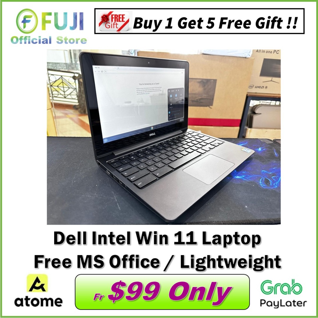 Clearance Sale!! Dell Intel Windows 11 Laptop !! Compact & Lightweight ...