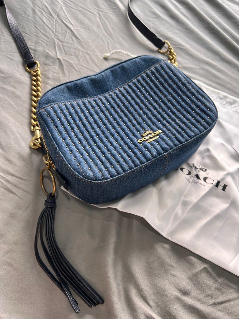 Coach Denim Crossbody Bag, Women's Fashion, Bags & Wallets, Cross-body ...