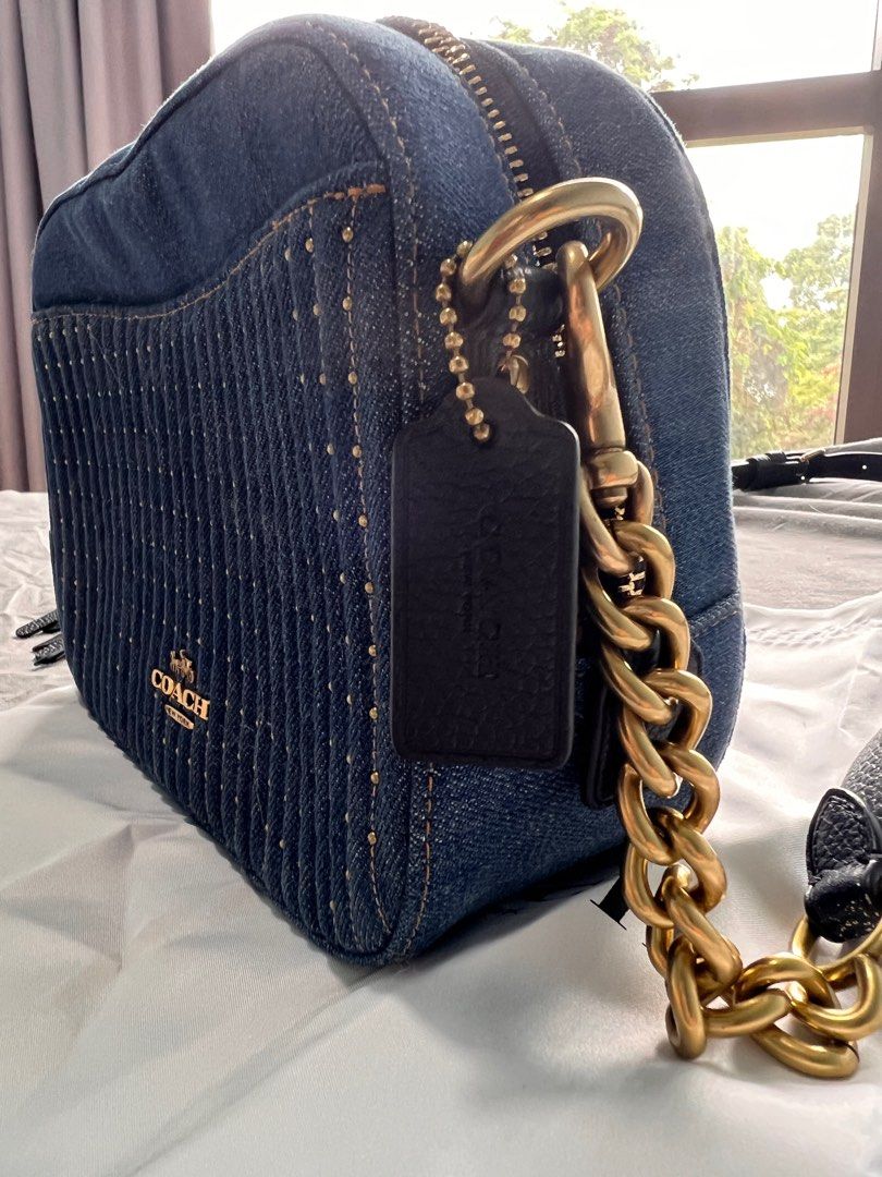 Coach Denim Crossbody Bag, Women's Fashion, Bags & Wallets, Cross-body ...