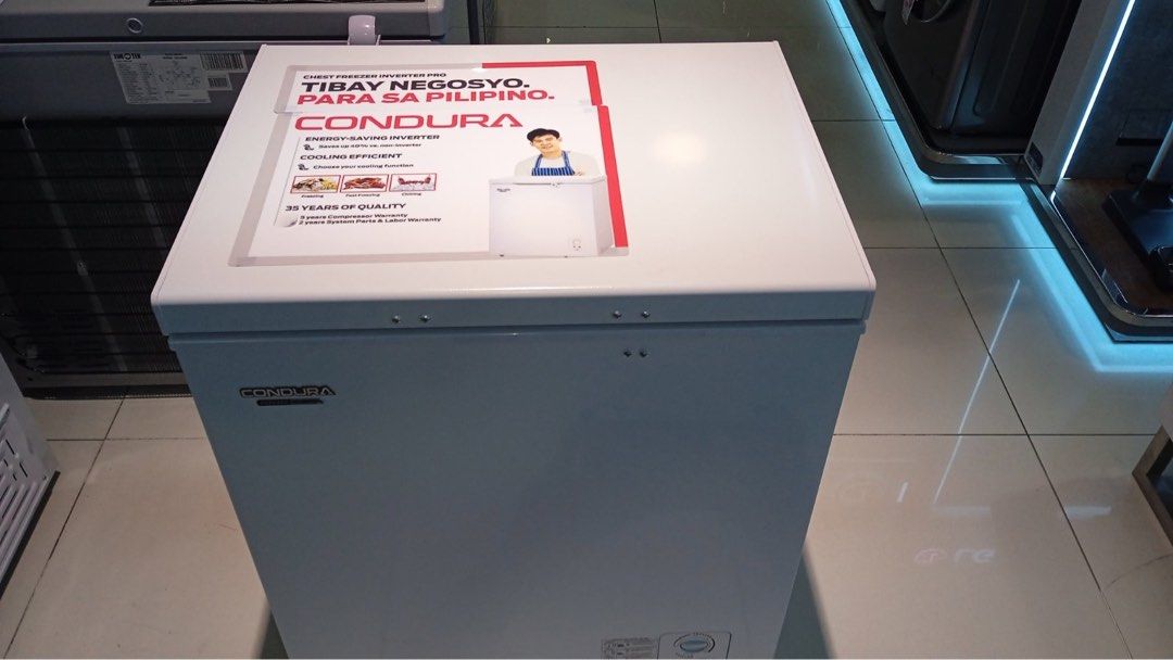 CONDURA INVERTER CHEST FREEZER, TV & Home Appliances, Kitchen ...
