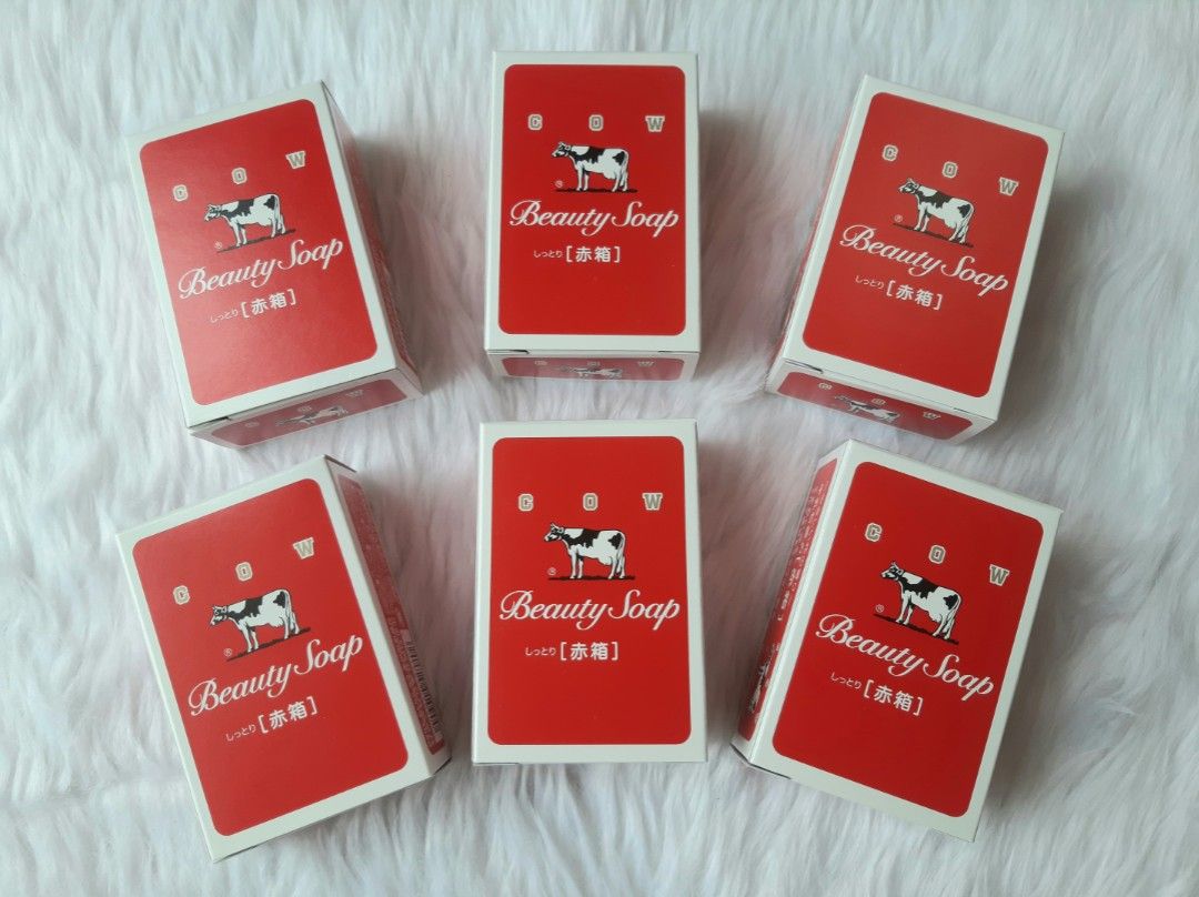 Cow Beauty Soap RED made in JAPAN (90g) *Award winning soap in Japan ...