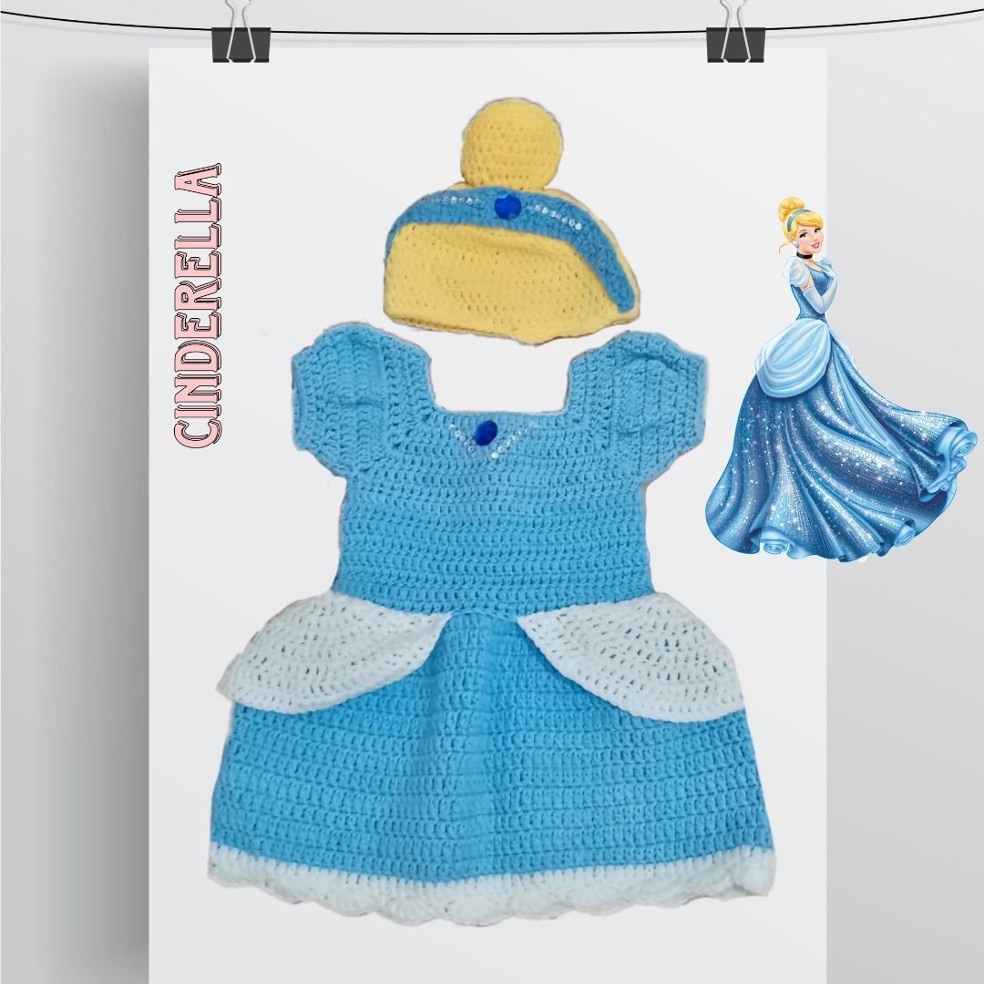 Crochet Cinderella Disney Princess Costume on Carousell
