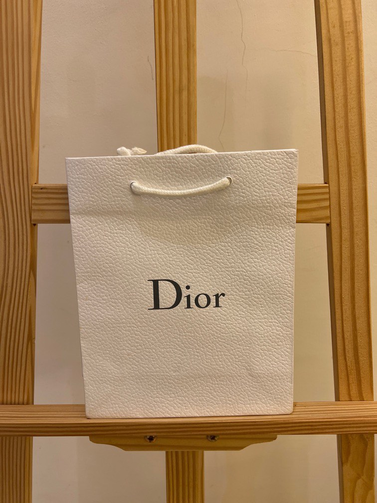 Dior Paper Bag small small font, Hobbies & Toys, Stationery & Craft ...