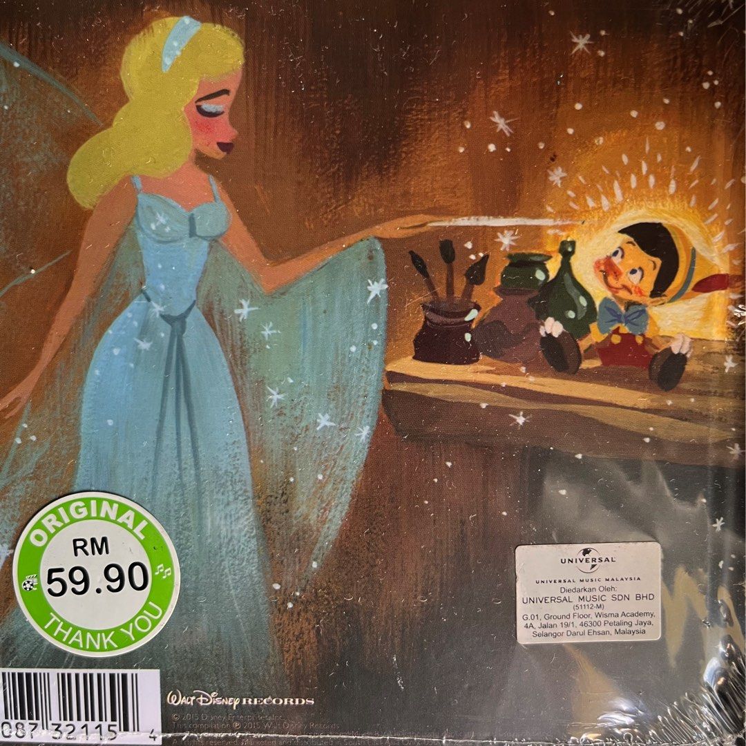 DISNEY SOUNDTRACK- PINOCCHIO, Hobbies & Toys, Music & Media, CDs & DVDs ...
