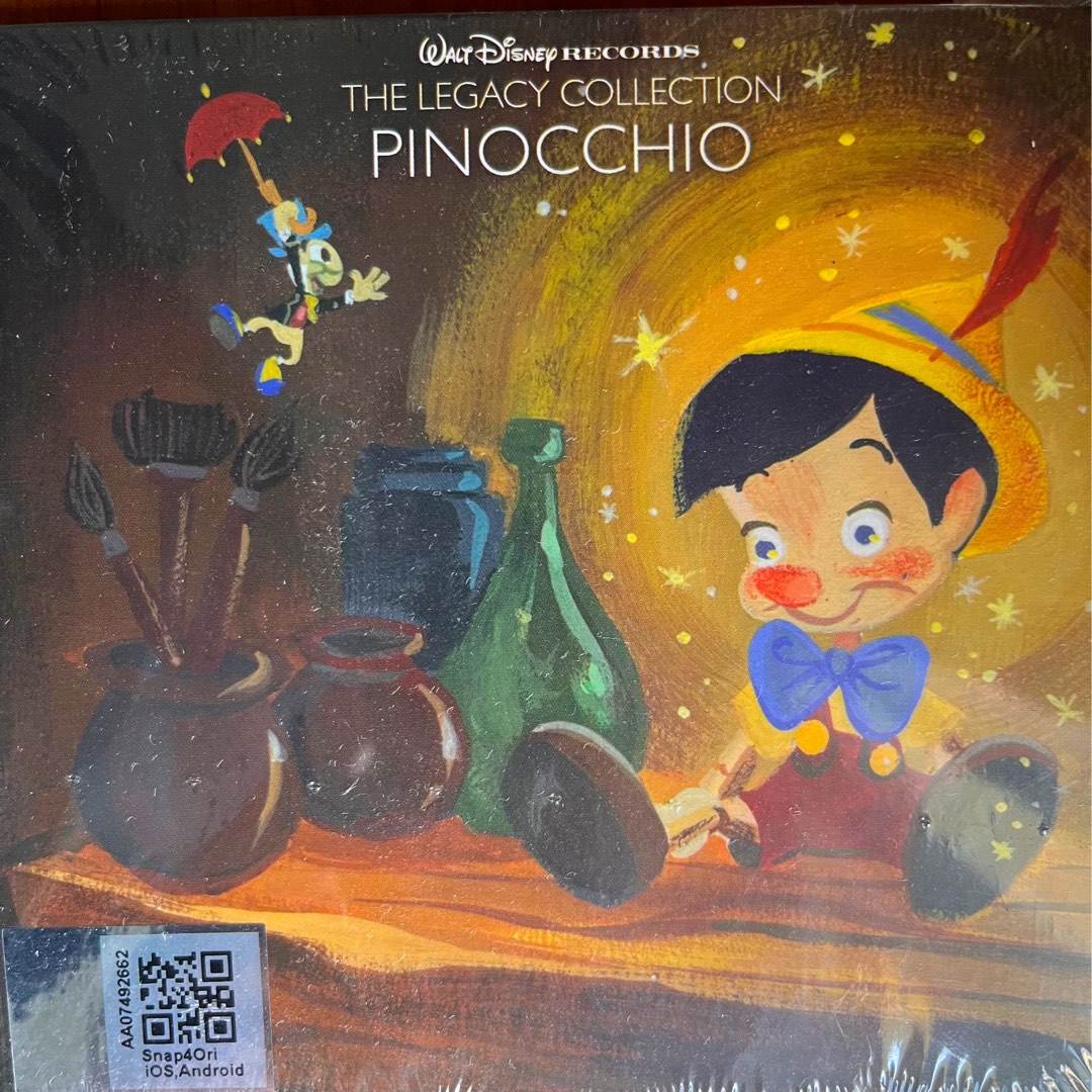 DISNEY SOUNDTRACK- PINOCCHIO, Hobbies & Toys, Music & Media, CDs & DVDs ...